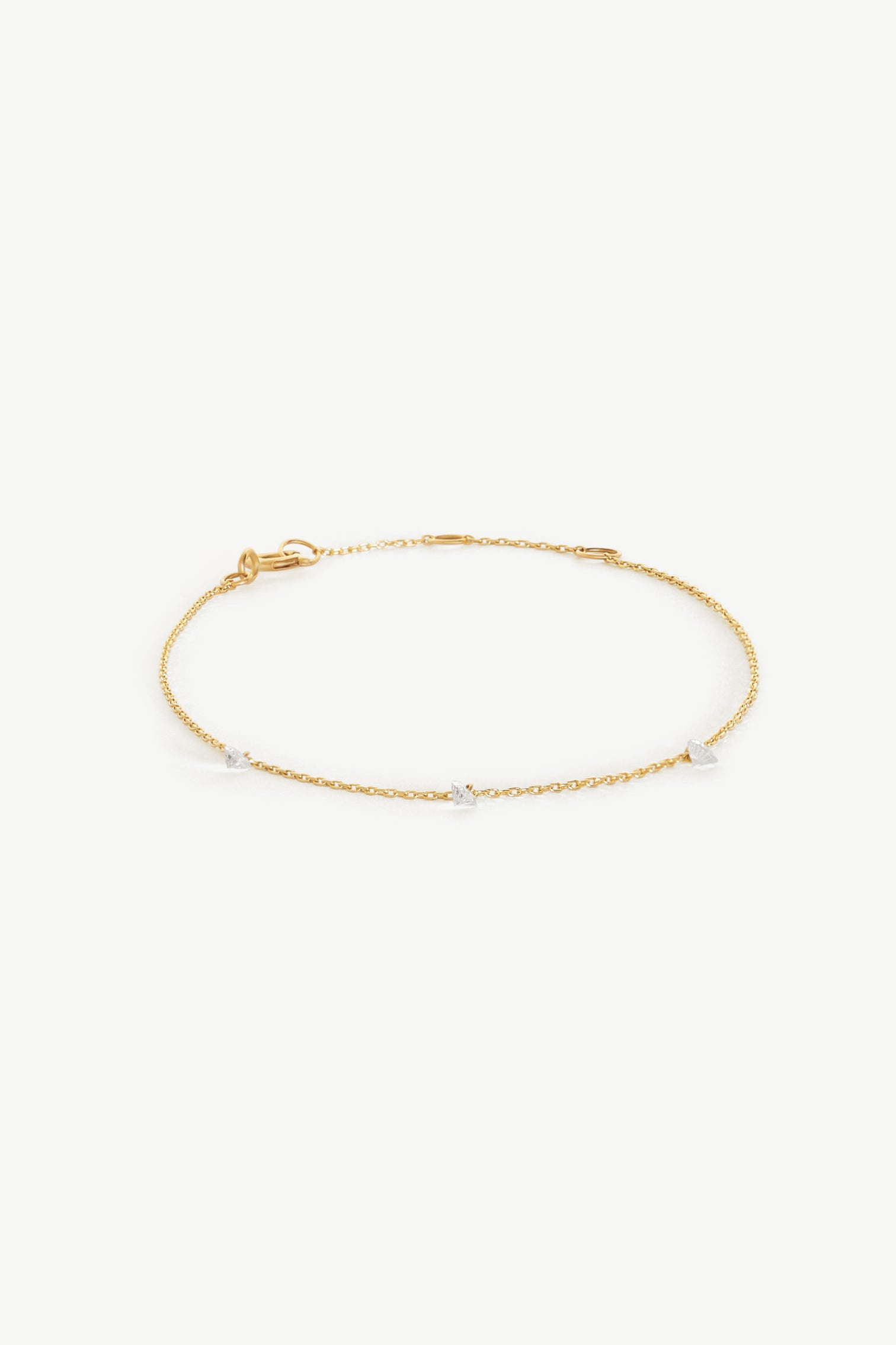 Trilogy Floating Diamond Bracelet | Namiri